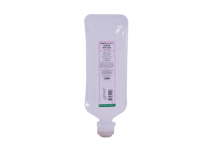 MANITOL 20% BOLSA PEBD 500ML X1