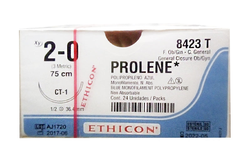 PROLENE 2-0 CT-1 75CM R.8423T X24